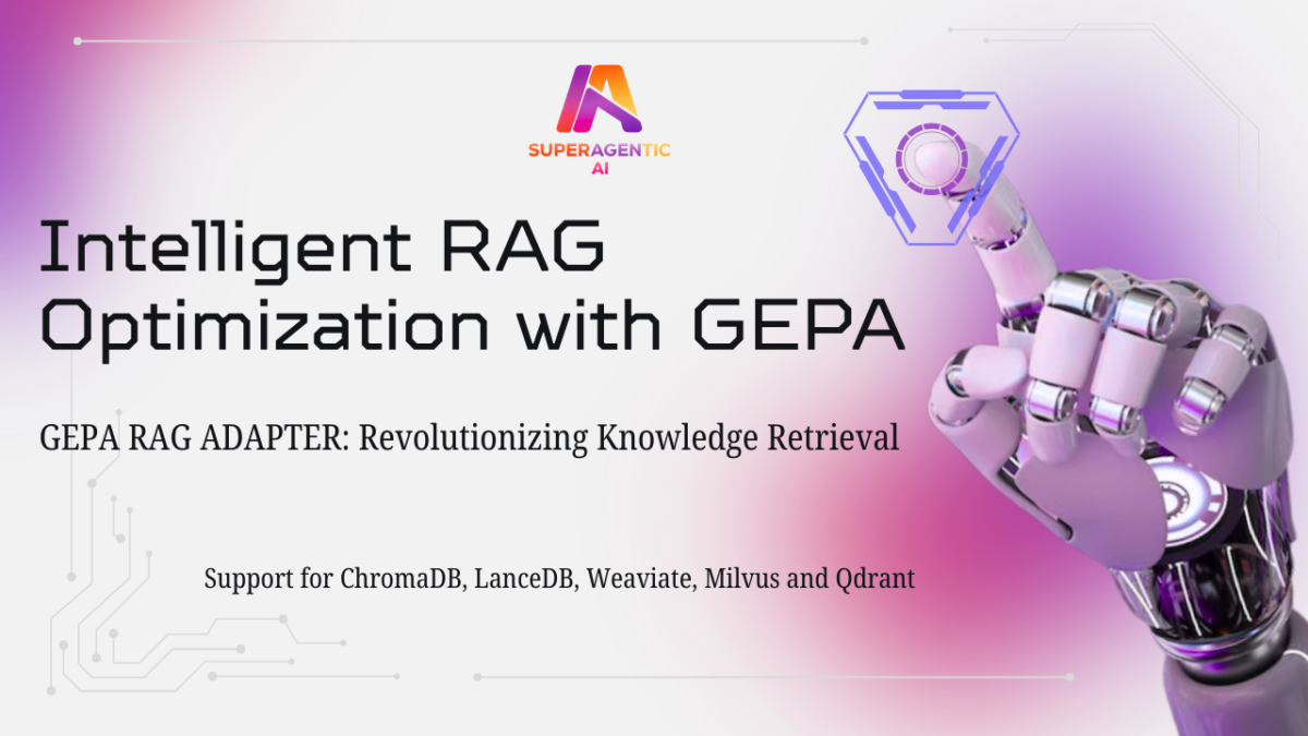Intelligent RAG Optimization with GEPA: Revolutionizing Knowledge ...